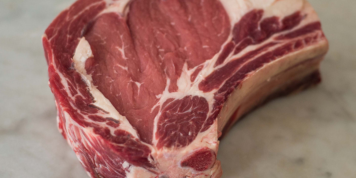 Buy Bone‑in Dry Aged Beef Rib Eye Steak Online - Turner & George